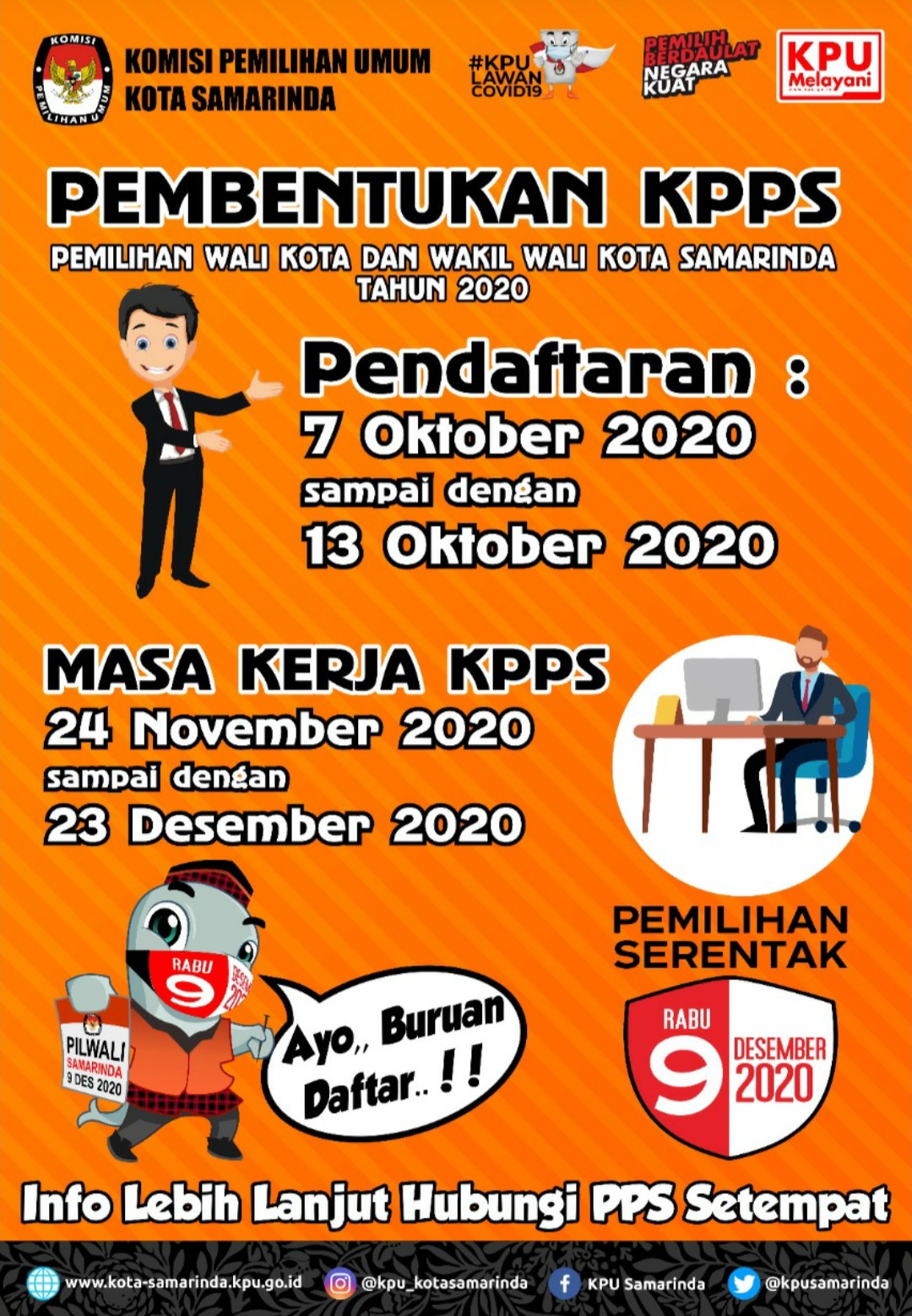 Pendaftaran KPPS Pilkada Samarinda Dimulai, Cek Syaratnya... - Prokal